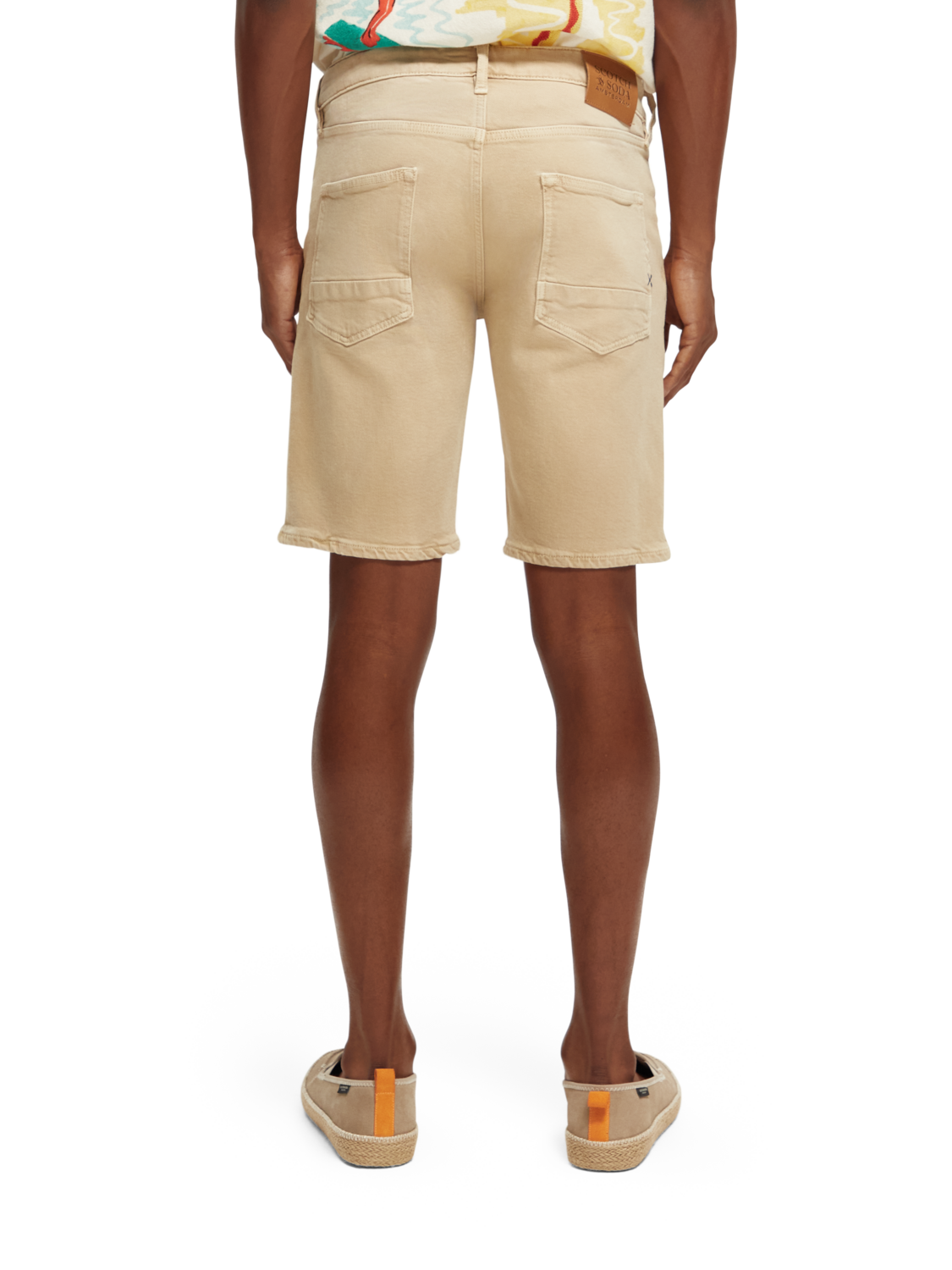 Scotch & Soda Ralston Short Garment dye colours-Sand - Brave