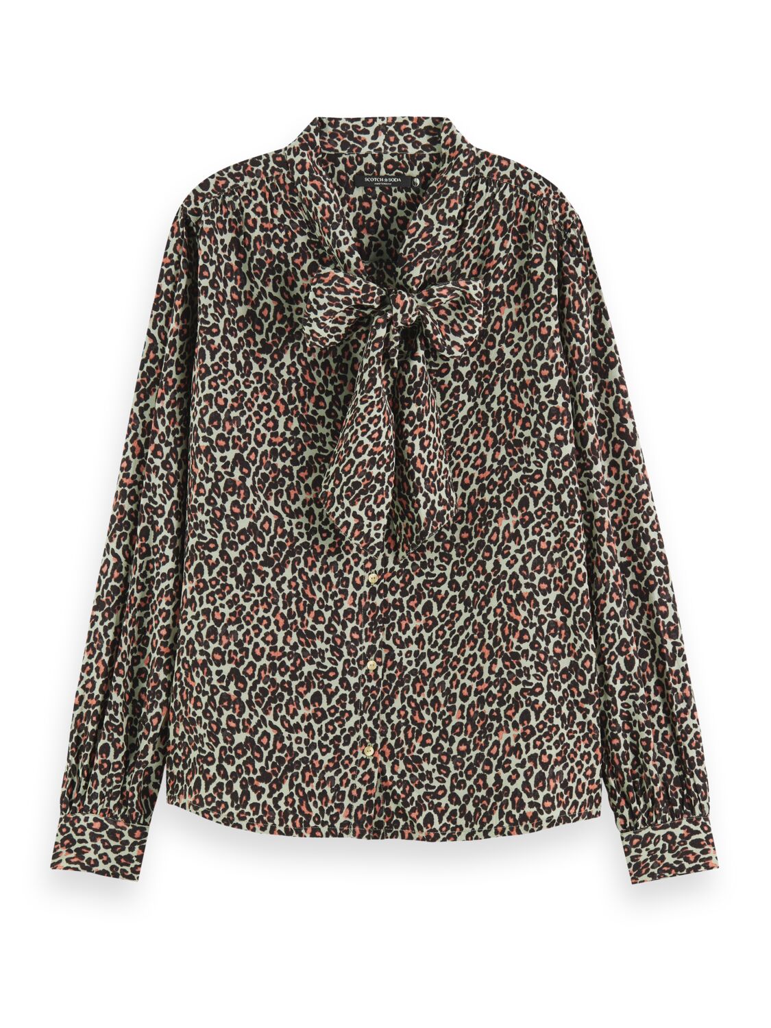 Scotch & Soda Shirt with tie neck - Brave