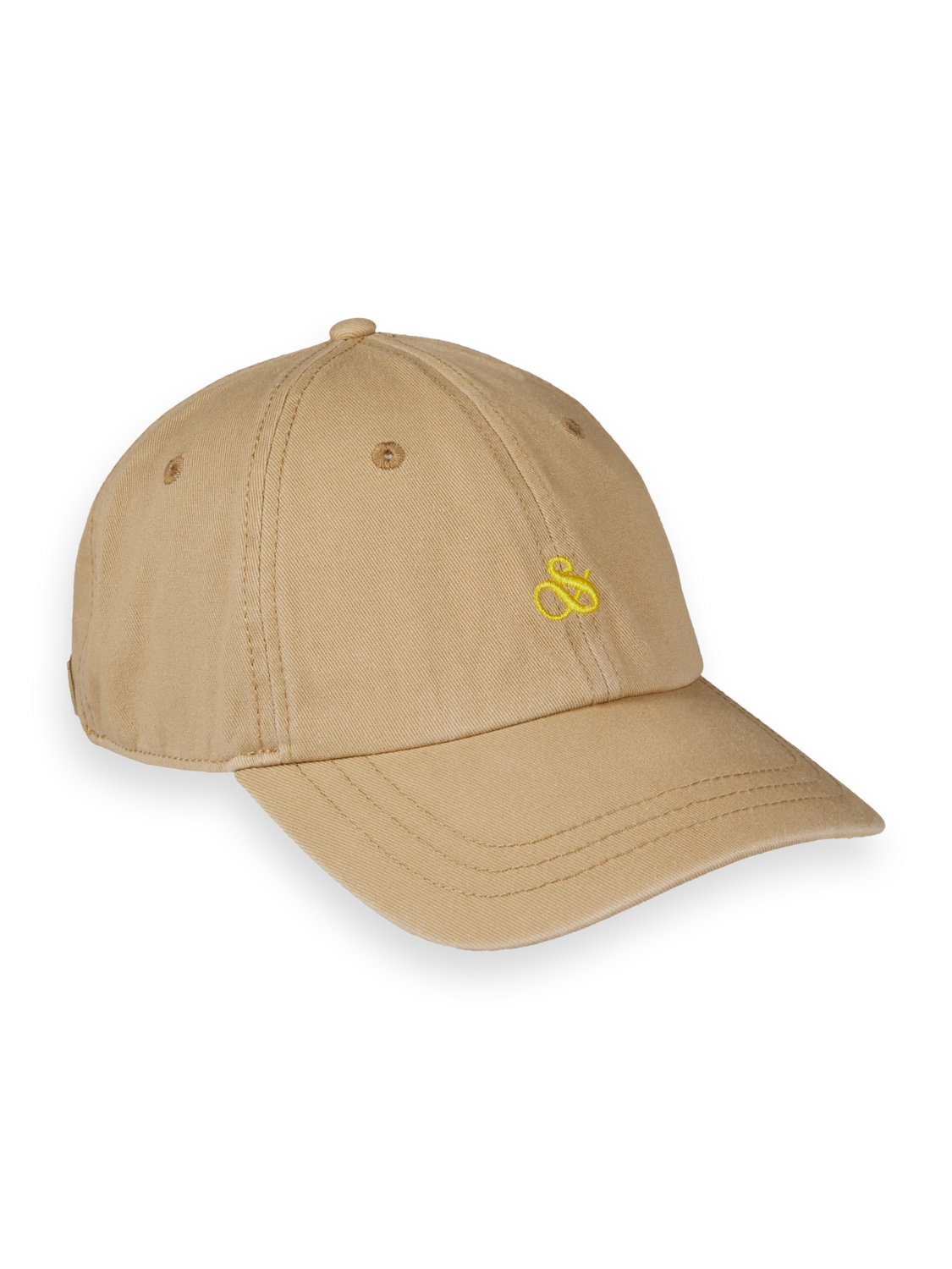Scotch & Soda Twill logo cap-Sand - Brave