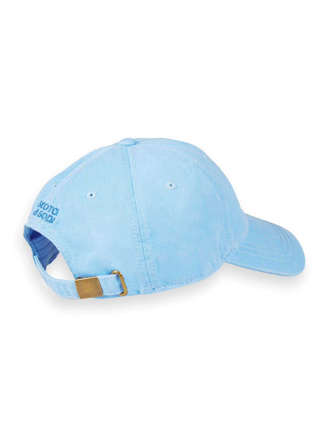 Scotch & Soda Twill logo cap-Sea Blue - Brave