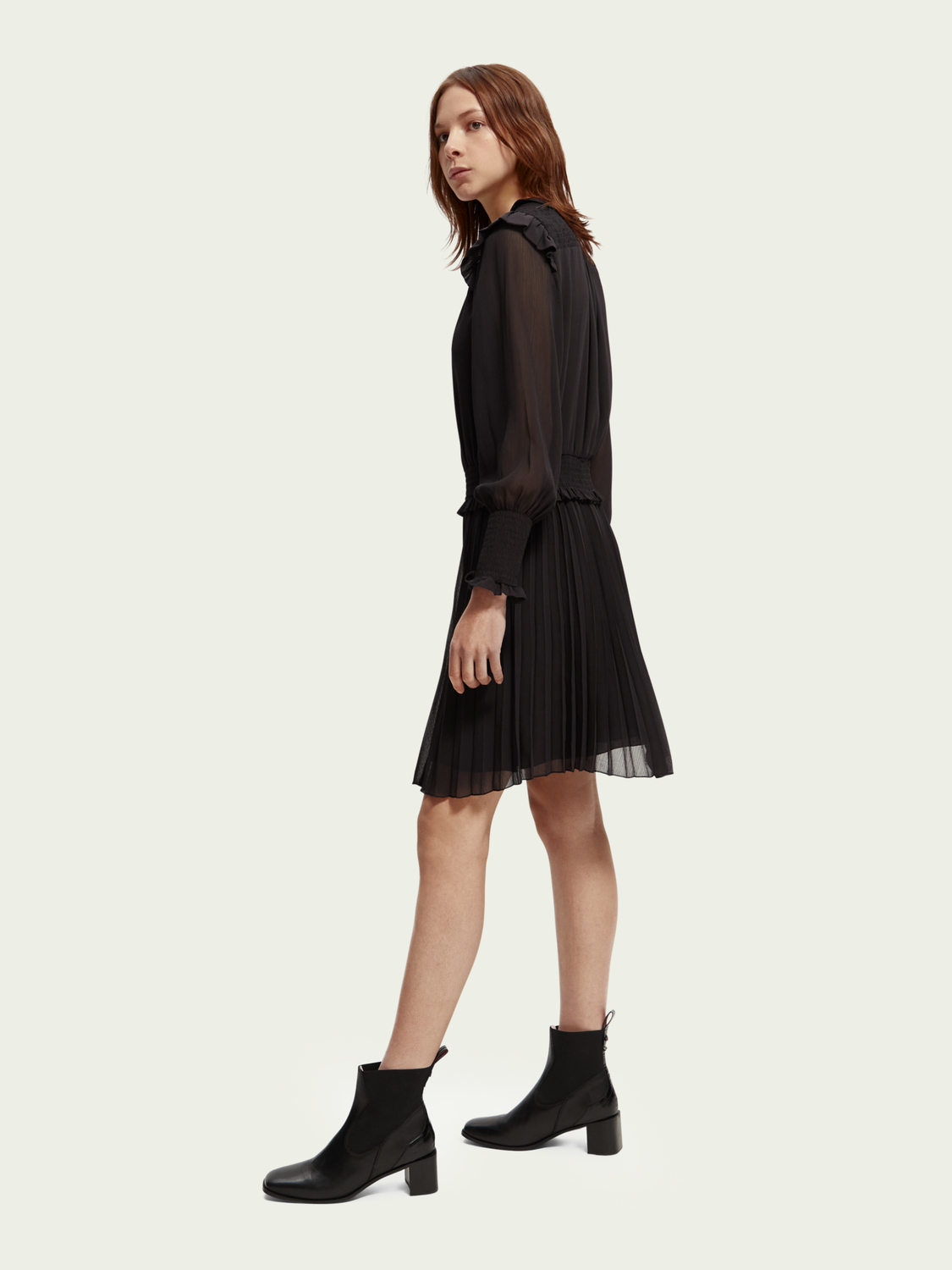 Scotch & Soda Smocked mini dress - Brave