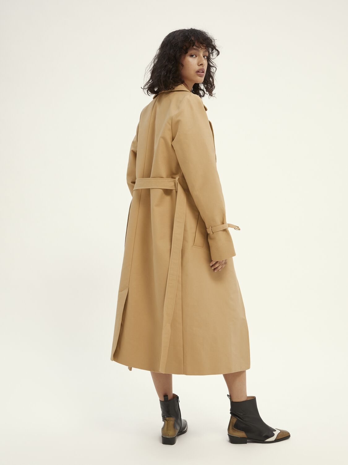 Scotch & Soda Trenchcoat with western buckle detailing - Brave