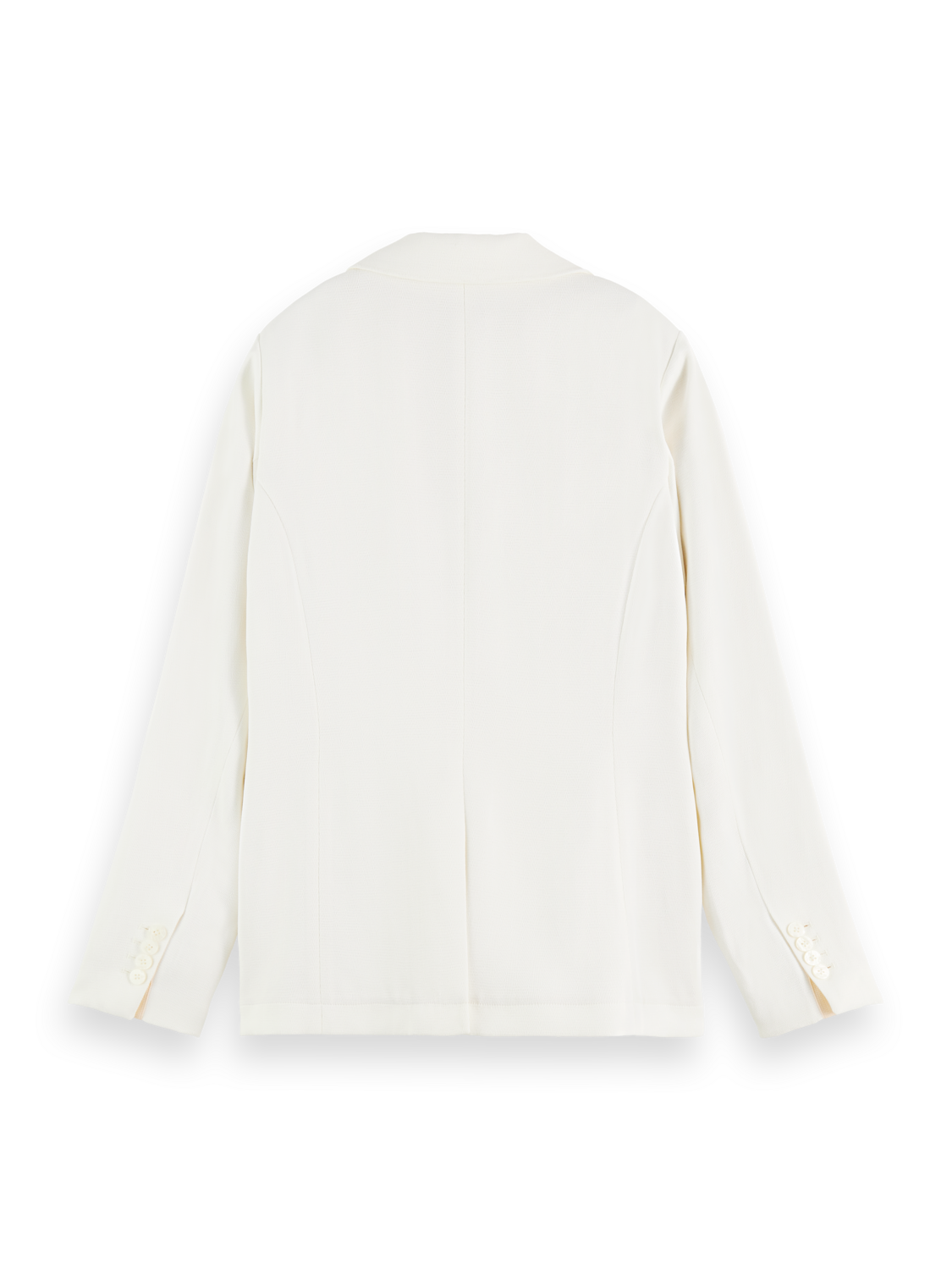 Single breasted tailored blazer in structured fabric - Brave