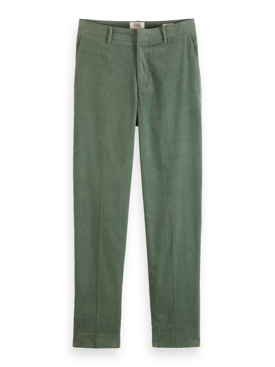 Scotch & Soda Lowry - mid rise slim pant in lightweight corduroy-Sea ...